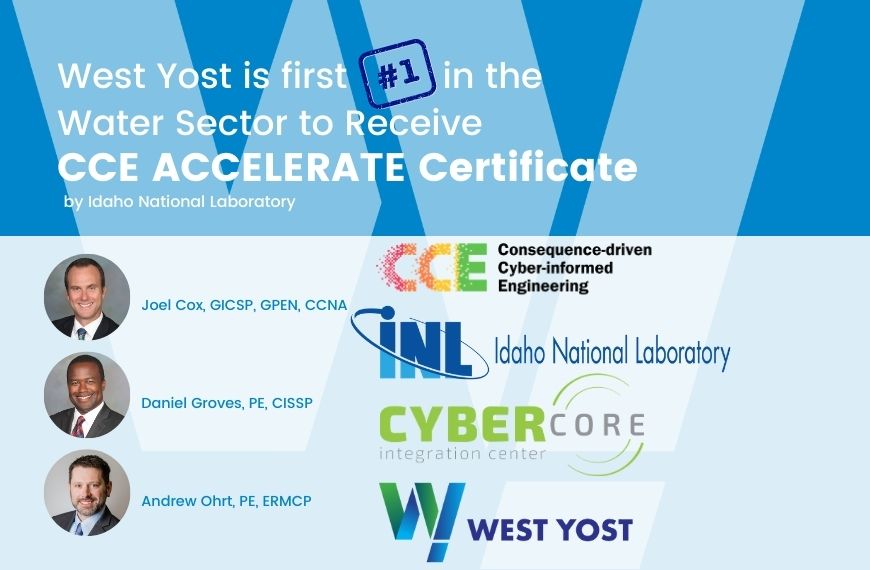 First in the Water Sector to Receive CCE Accelerate Certificate - West Yost