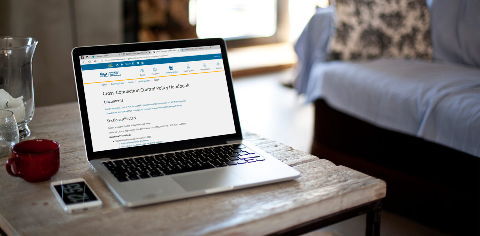 State Water Resources Control Board Cross-Connection Control Policy ...